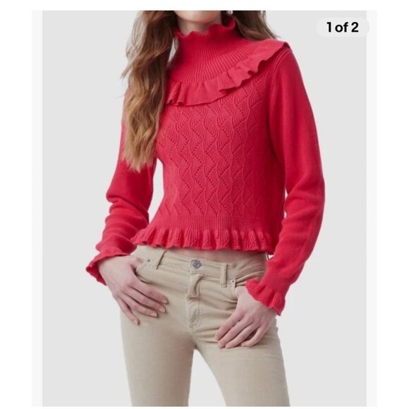French Connection | Sweaters | French Connection Womens Pink Lace ...